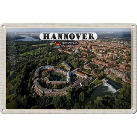 Hannover Deutschland Motiv: Drei Warme Brüder - Blechschild 30 x 20 cm